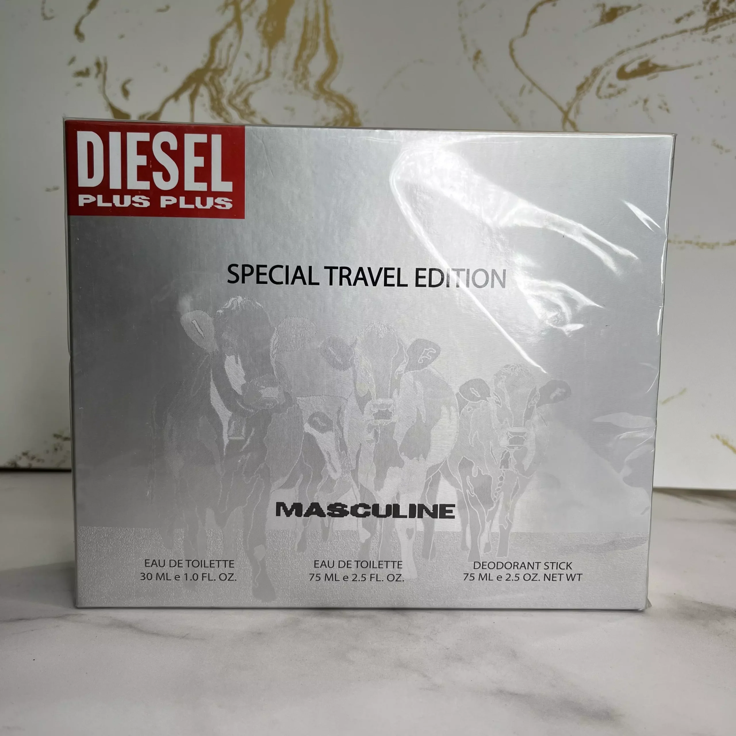 Diesel Plus Plus Masculine Special Travel Edition 75ml EDT + 30ml EDT ...