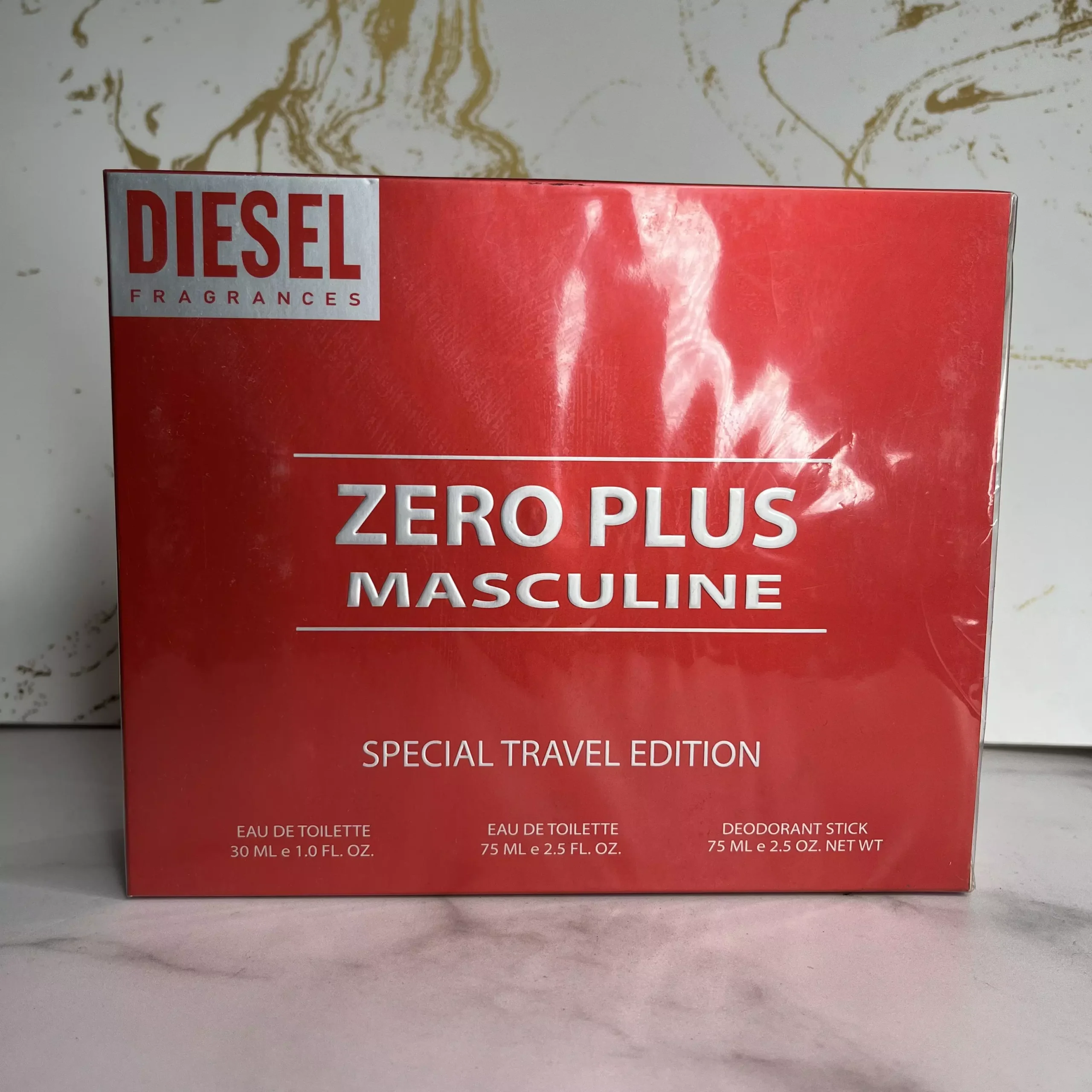 Diesel Zero Plus Masculine Special Travel Edition 75ml EDT + Plus Plus ...